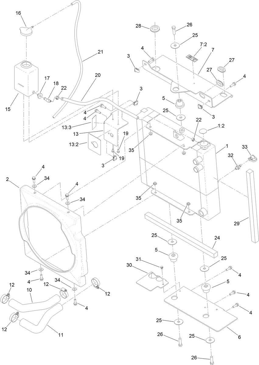 DECAL-CAP, RADIATOR (Part #:106-6755) – DINGOPOWER.com