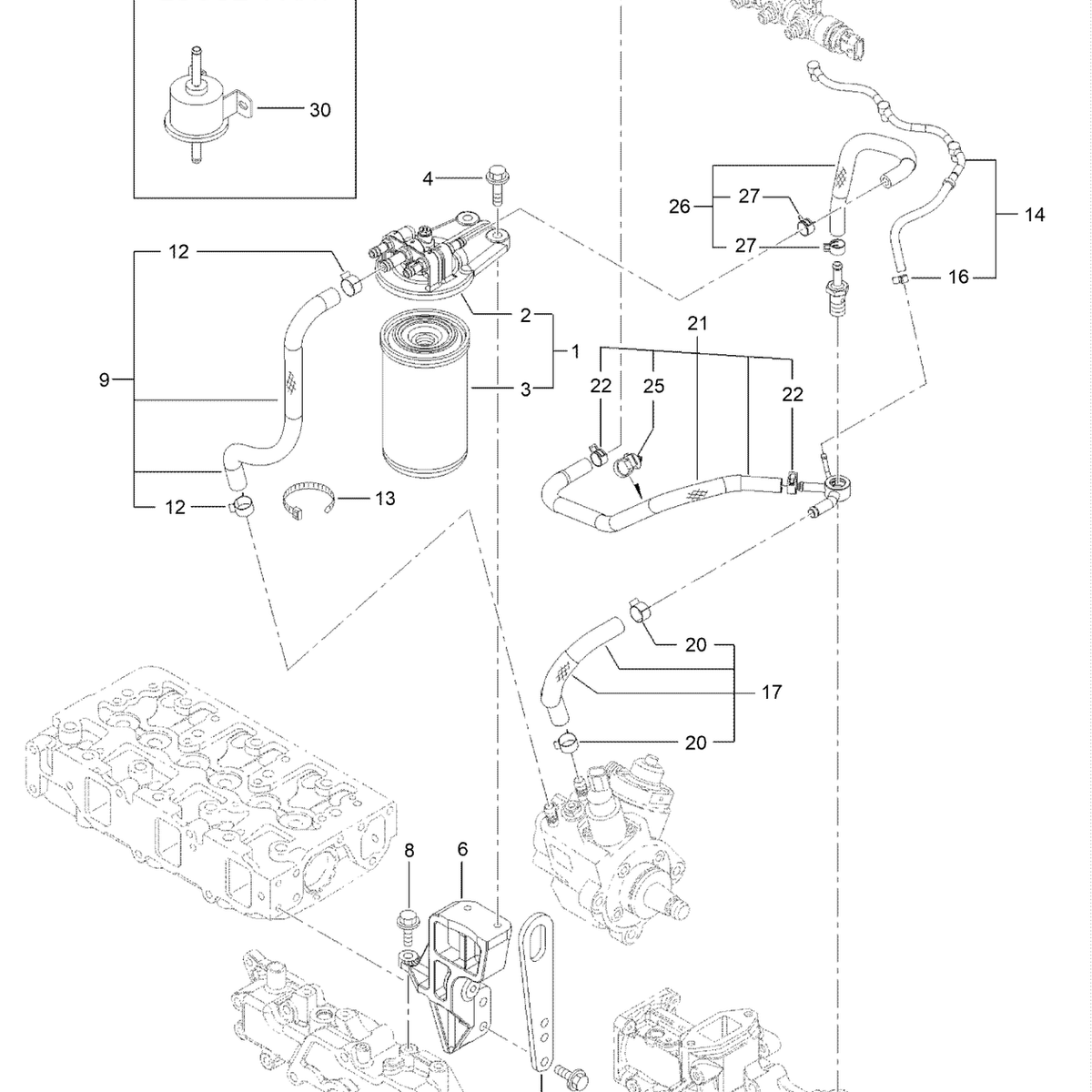 FILTER-FUEL (Part #:139-6017) – DINGOPOWER.com