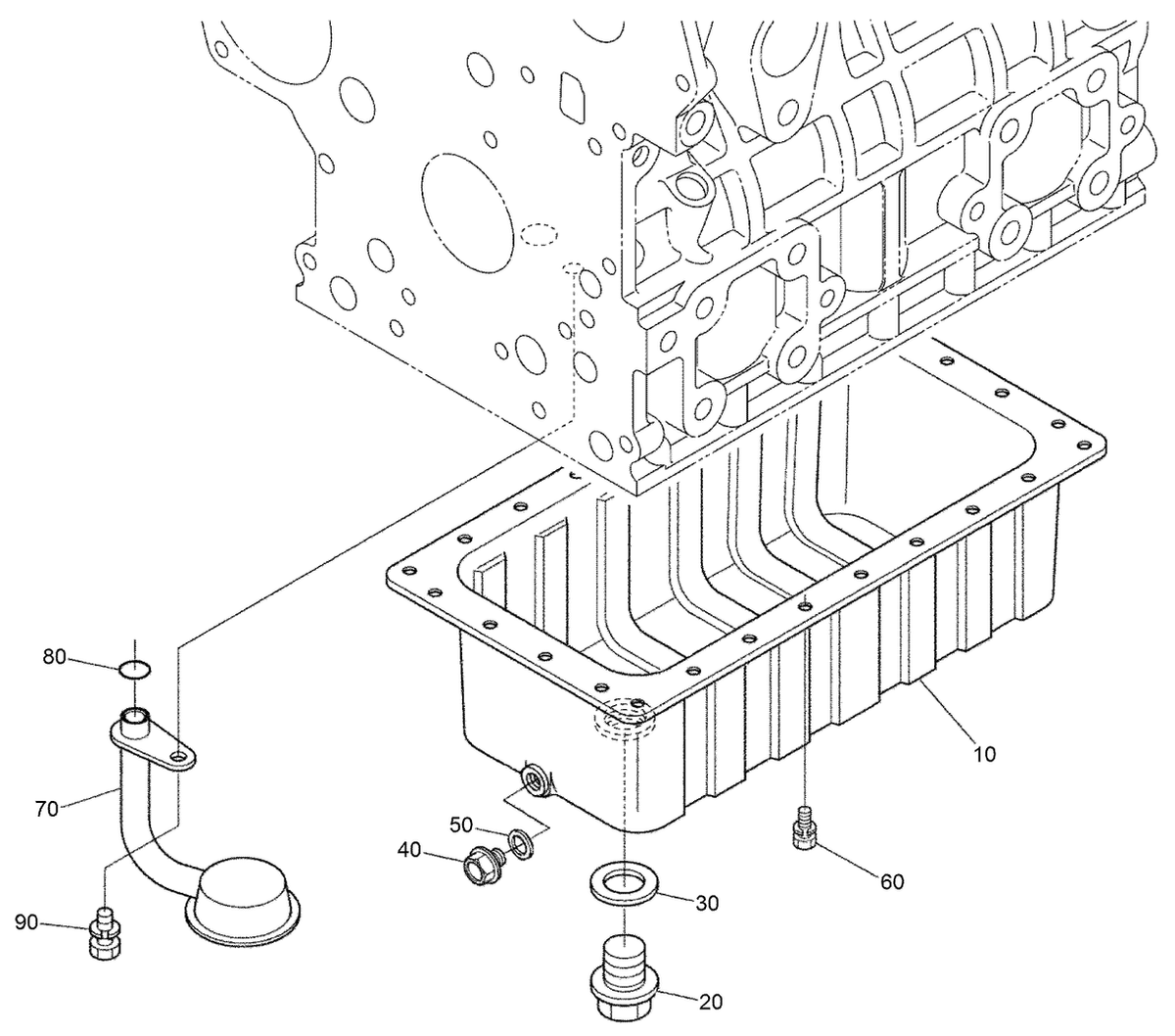 OIL PAN ASM (Part #:132-4940) – DINGOPOWER.com